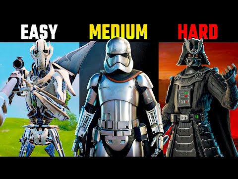 I DEFEATED Every BOSS in Star Wars Fortnite…