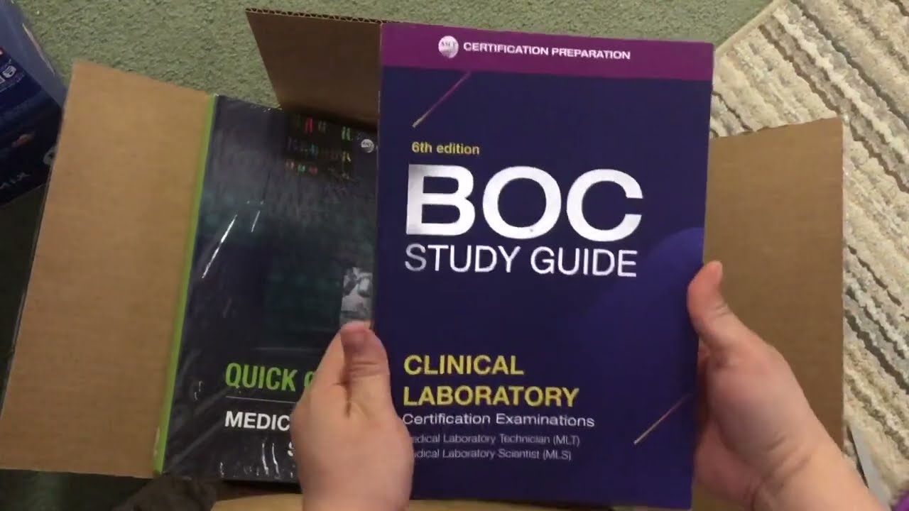 Unboxing- ASCP Press - BOC Study Guide 6th Ed, Quick Compendium of Medical Laboratory Sciences