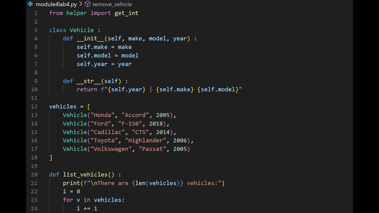 Python Programming - Module 3 Assignment - Coding a Vacation Planner - Spring 2025