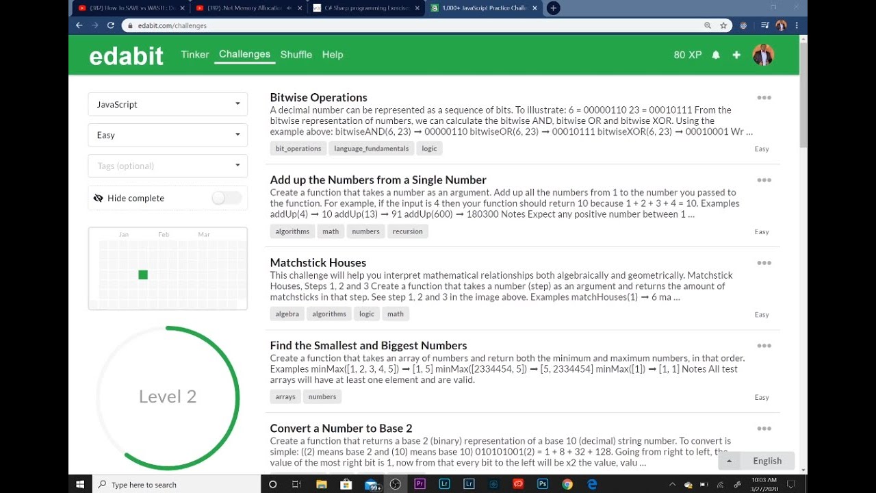 Solving an Edabit Programming Exercise!
