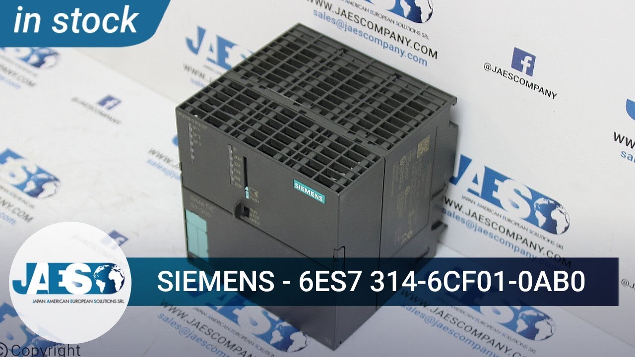SIEMENS 6ES7 314-6CF01-0AB0 (IN STOCK) CPU module Simatic - Modulo CPU