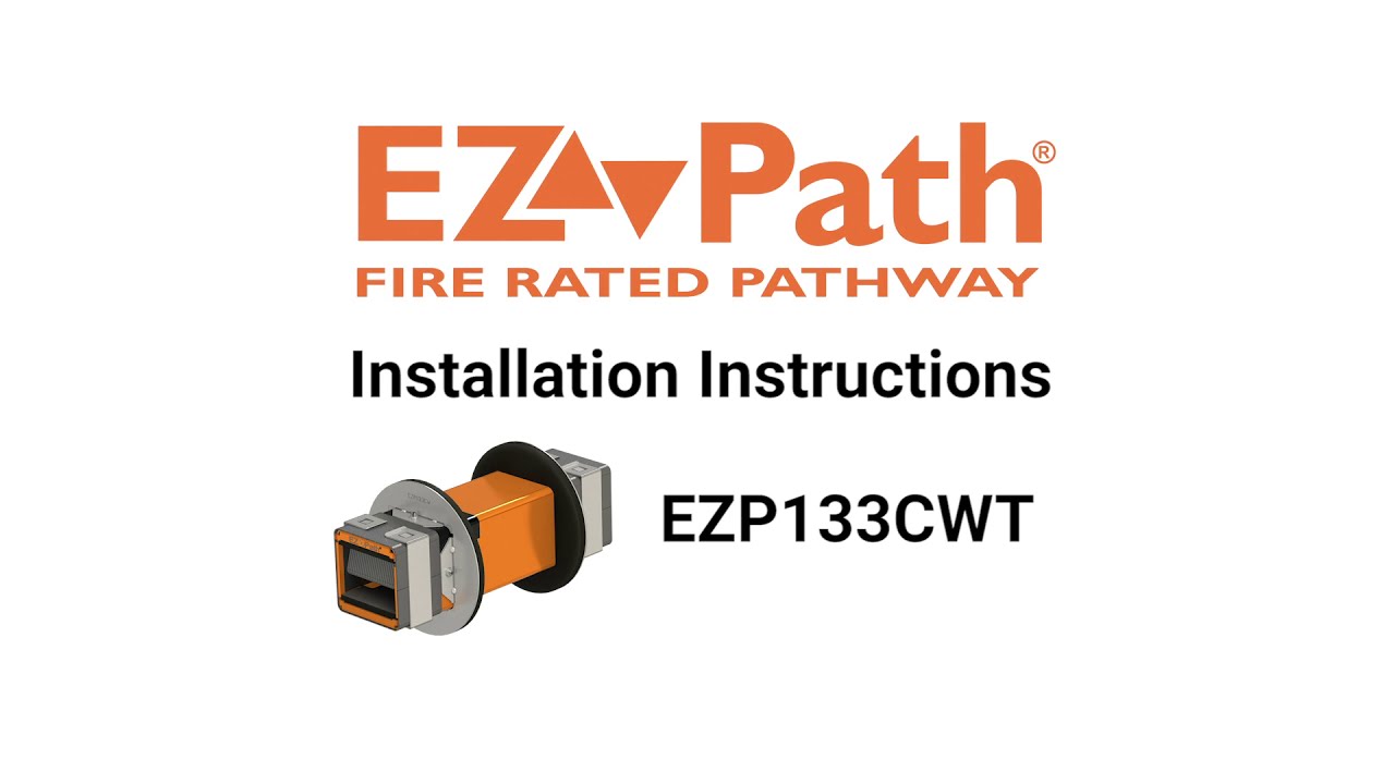 EZ-Path® Series 33 Installation - (EZP133CWT)