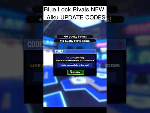 [Blue Lock Rivals] New code ! Aiku Update Codes 💀🚀
