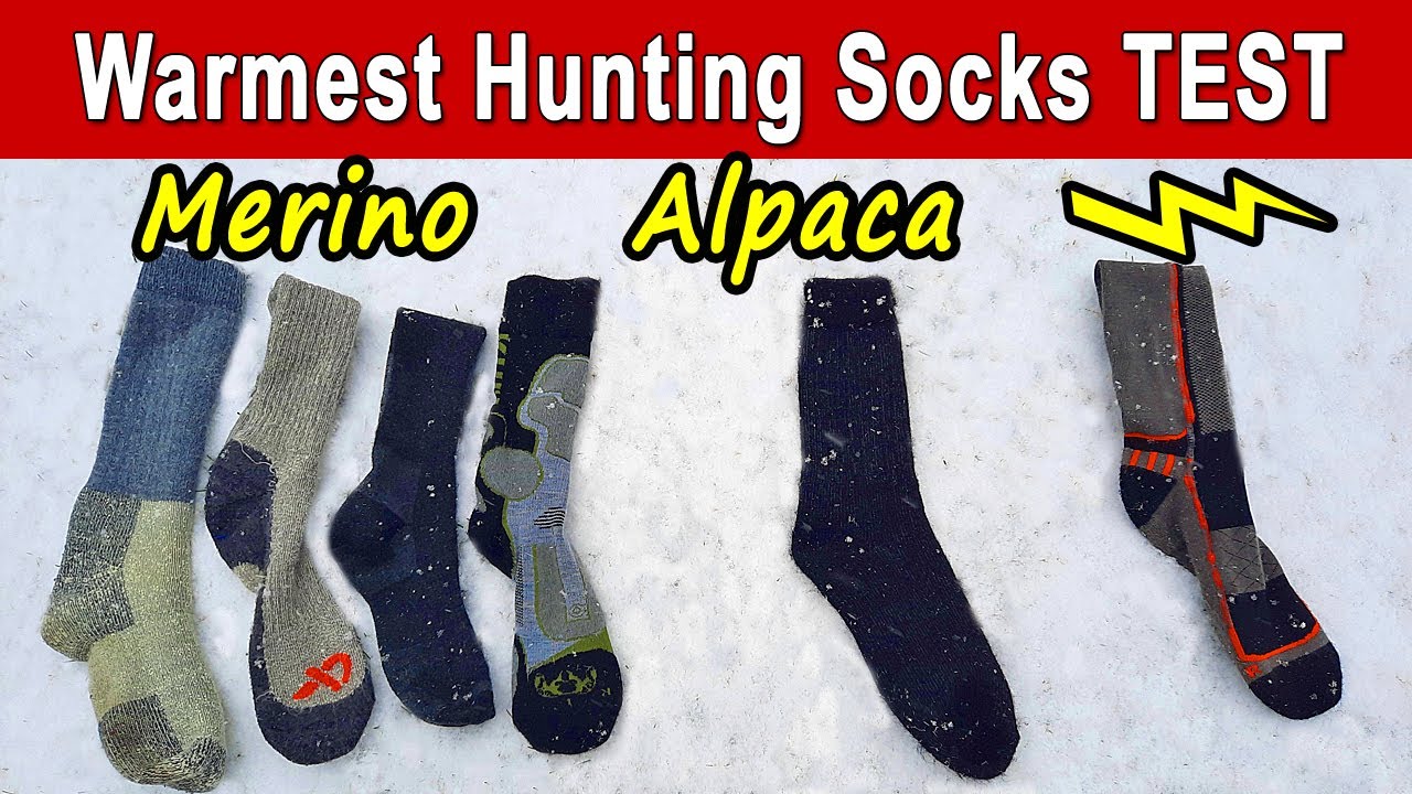 Warmest Hunting Socks TEST | Merino, Alpaca, Electric Heated