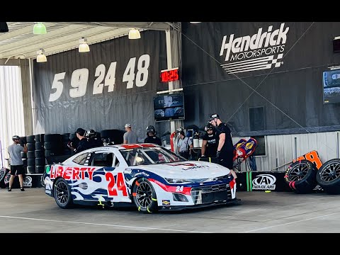 Hendrick Motorsports Pit Road Practice AND Legendary Nascar Driver Joe Nemecheck with DJ Wayne