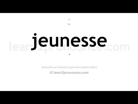 How to pronounce Jeunesse | English pronunciation