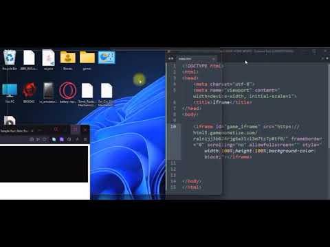 How to take an iframe of a game from online gaming site!