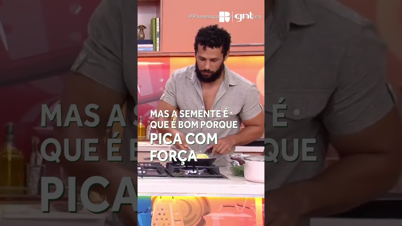 Pica com força!? Eita, Amaury Lorenzo e Ana Clara 😂 | Panelaço com Ana Clara | GNT #shorts