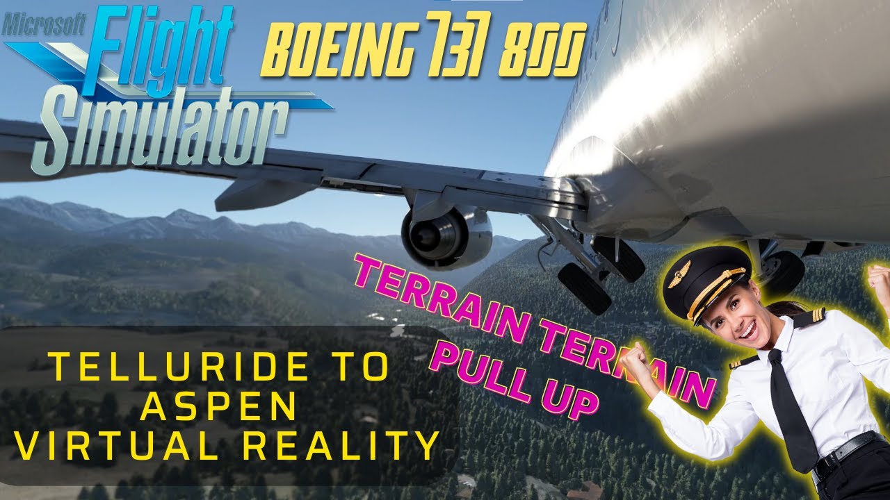 PMDG Boeing 737 crashes into mountain, almost ;) | Telluride - Aspen ...
