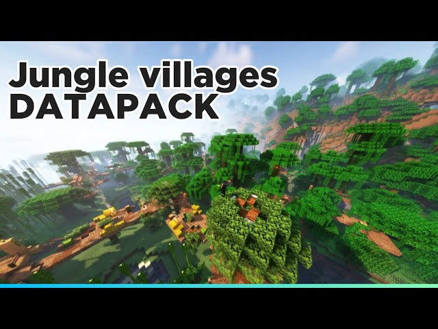 qrafty's JUNGLE VILLAGES Minecraft Data Pack