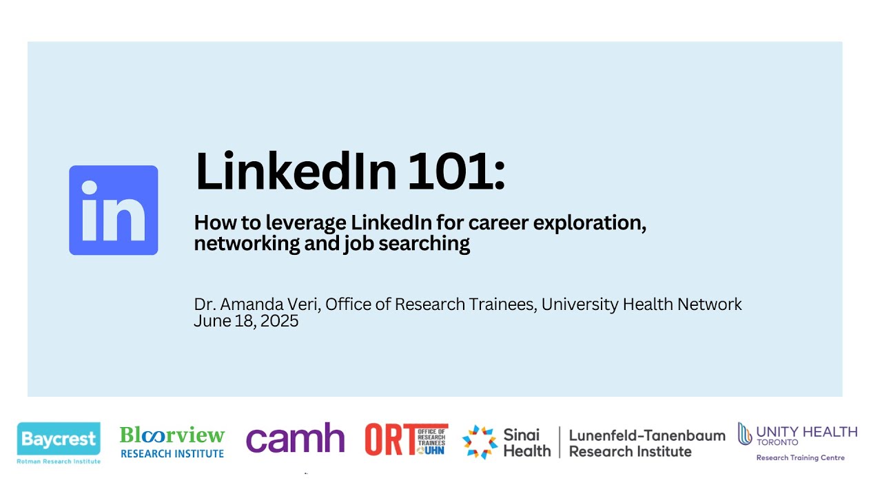 LinkedIn 101: How to leverage LinkedIn for Career Exploration, Networking, and Job Searching