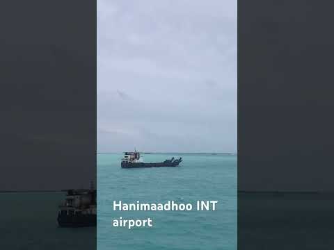 Airports in Maldives ! / Hanimadhoo view from sea #maldives #maledives #seanature #whitebeach #viral