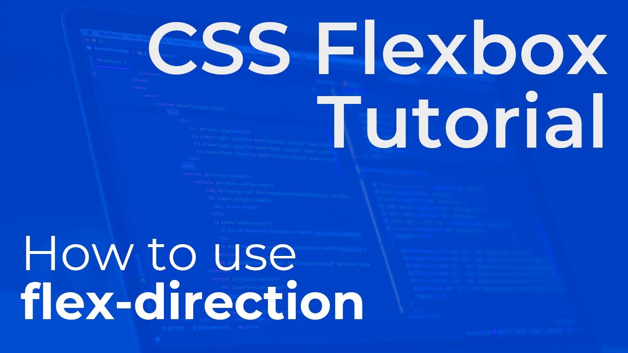 CSS Flex Direction (flex-direction) Explained - Beginner Flexbox Tutorial