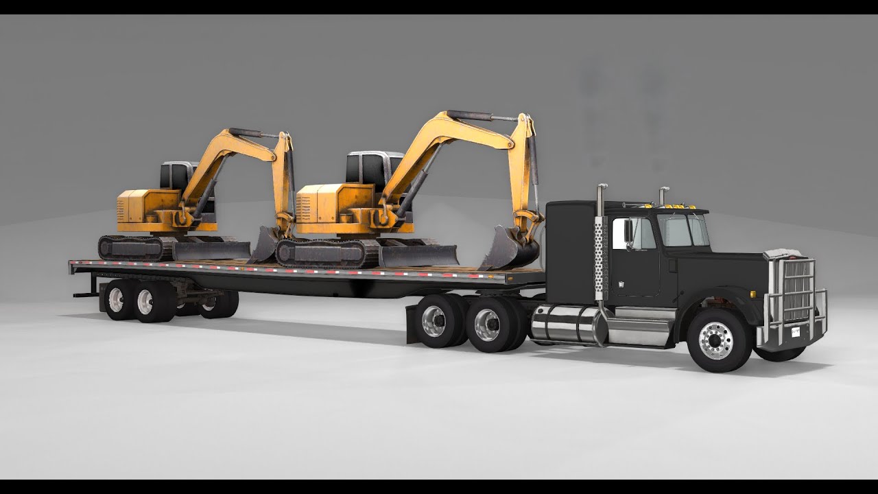 Gavril T-Series with Trailer! 2.1 2.1 - BeamNG.drive