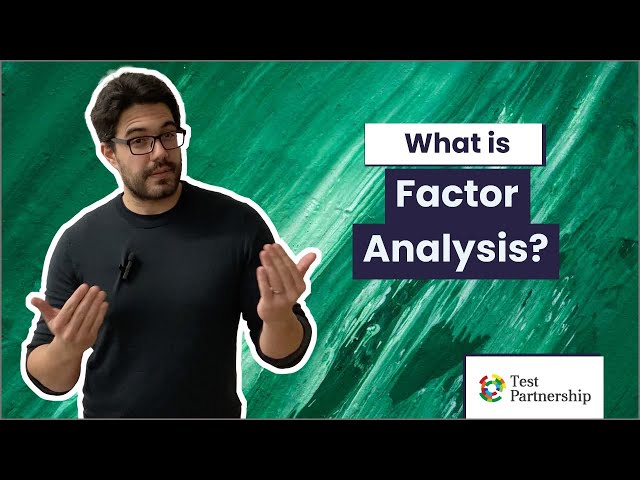 What is Factor analysis | Ai Basics | Ai Online Course