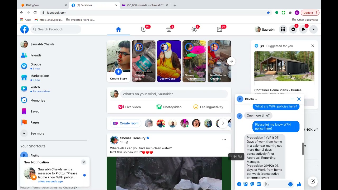 Chatbot using Dialogueflow API Google Cloud Platform.