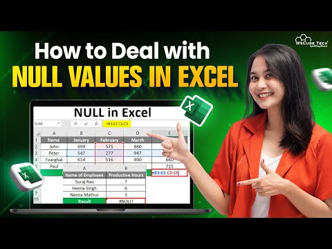 Dealing with Null Values in MS Excel | MS Excel full Course for Beginners to Advanced (2024 Edition)