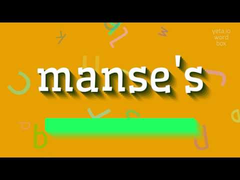 How to say "manse's"! (High Quality Voices)