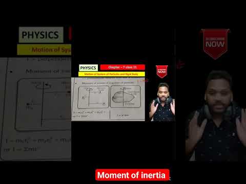 Do you know how to calculate the moment of inertia class 11 physics #jee #neet #motivation