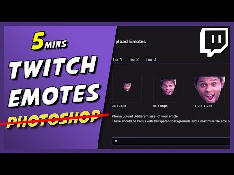 Make TWITCH EMOTES under 5 mins WITHOUT Photoshop (Tutorial)