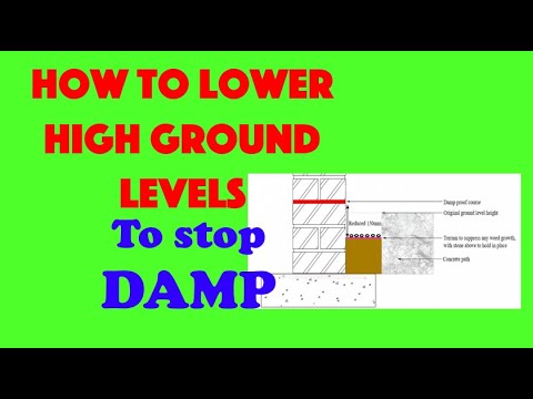 How to lower high ground levels to stop rising damp explained – Welcome ...