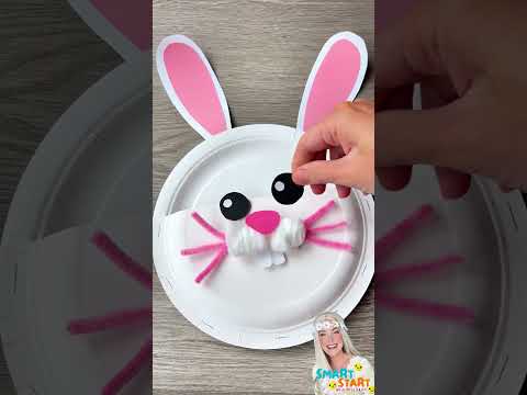 🐰 Easy Paper Plate Easter Basket Craft! Fun DIY Easter Craft for Kids with Miss Daisy 🎨🌸