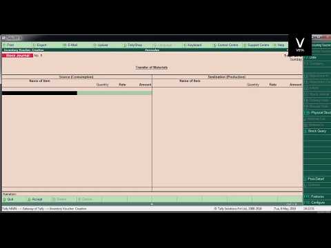Tally ERP 9 Tamil Tutorial Part 18 Physical Stock Verification