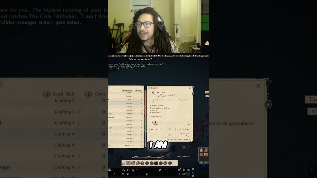 Build a Store in ELIN! Crafting Menu Guide