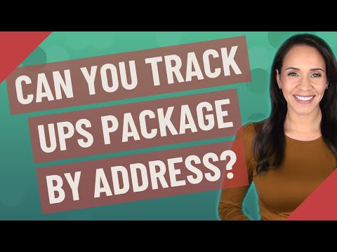 Can you track UPS package by address?