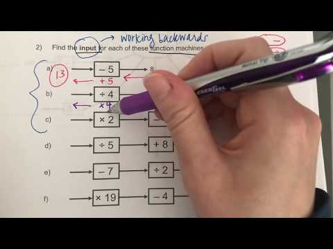 Function Machines | Using Input and Output