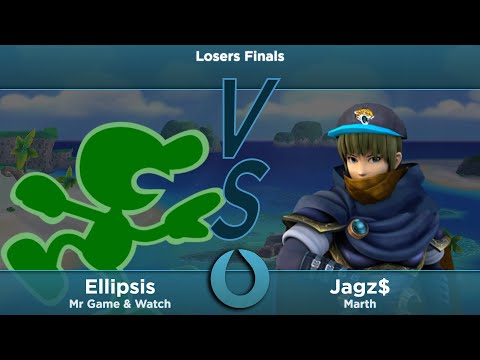 Undertow 2023 LF - Ellipsis (Mr. Game and Watch, Fox) vs Jagz$ (Marth)