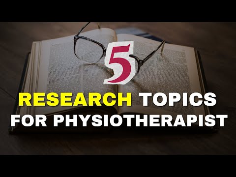 5 Innovative Research Ideas for Physiotherapist.