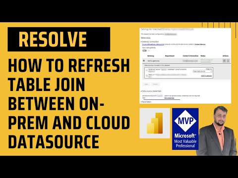 Refresh Failed: How to refresh table join between on-prem and cloud datasource Power BI? – Power ...