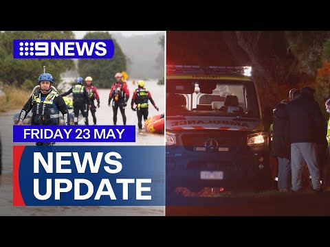 Four dead as flood conditions finally start to ease; Victoria house fire tragedy | 9 News Australia