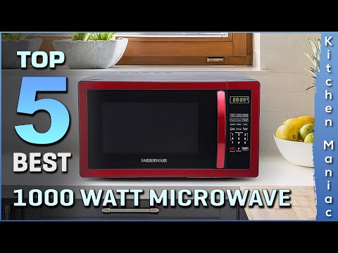 Top 5 Best 1000 Watt Microwaves Review 2025 | Smart Sensor, LCD/Led Display, Cook, White, Red