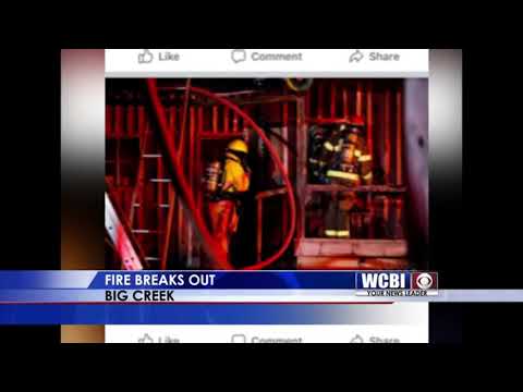 Fire in Calhoun County.