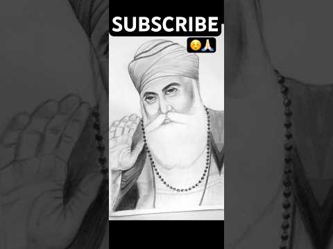 Guru Nanak Dev Ji drawing #shorts #viralshorts #waheguru #gurbani