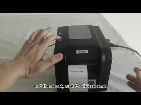 LENVII 370B Dual-Purpose Printer Set to Receipt Mode(370B打印机设置票据打印机)