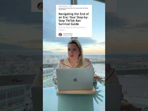 How to download all your saved TikTok videos #tiktokban