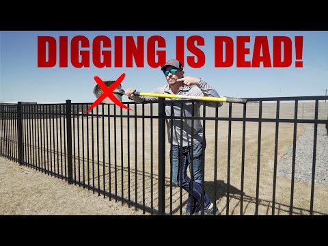 How I Build Impossible NO DIG Aluminum Fence