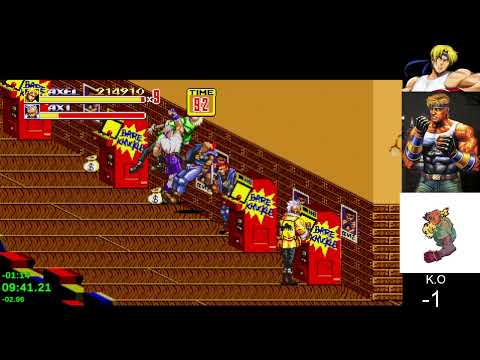 STREETS OF RAGE 2 NEW ERA AXEL MANIA SPEEDRUN UP PB