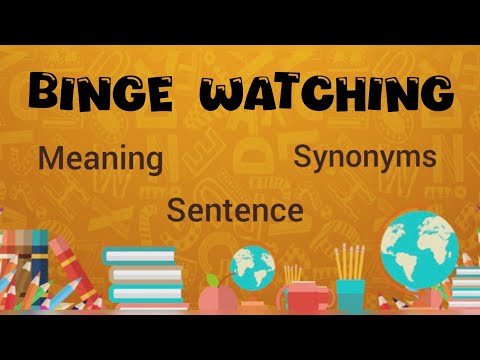 Binge Watching Meaning #english #vocabulary