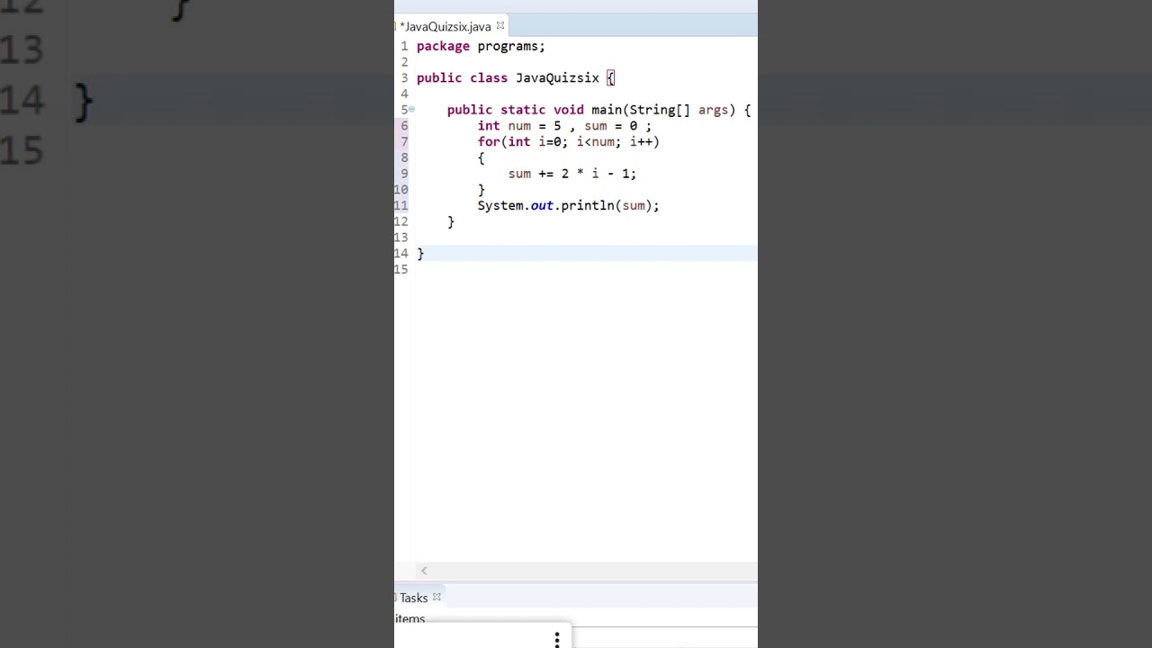 Java Programming Quiz Questions - Q6 -  Java Interview Crackers #Shorts #Programming #Java
