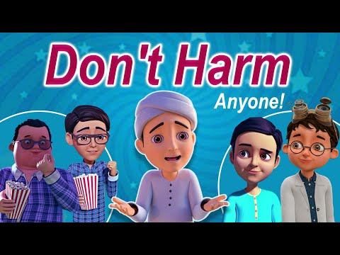 Don't Harm Anyone! | Islamic Cartoon | Ghulam Rasool Cartoon in English