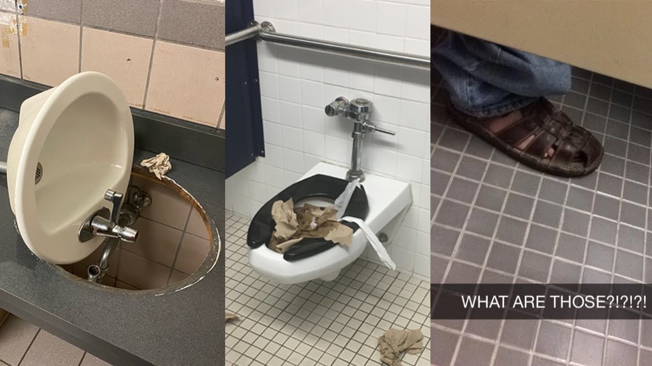 High School Bathrooms Are Repulsive...