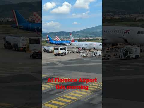 At Firenze (FLR Florence) airport this morning.