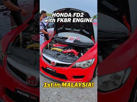 FD2 with FK8R Engine swap 🔥🇲🇾 #honda #k20 #vtec #hondacivic #fd2r #fk8