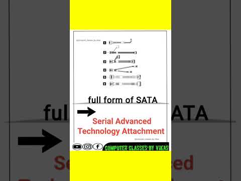 full form of SATA cable। SATA cable full form।