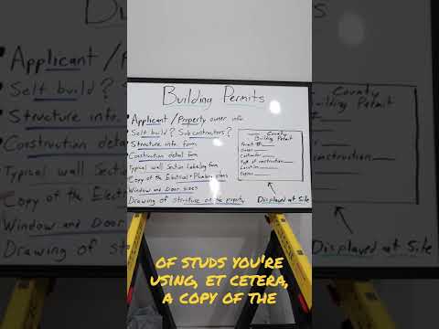 Building Permits Process Explained! #shorts #diy #construction