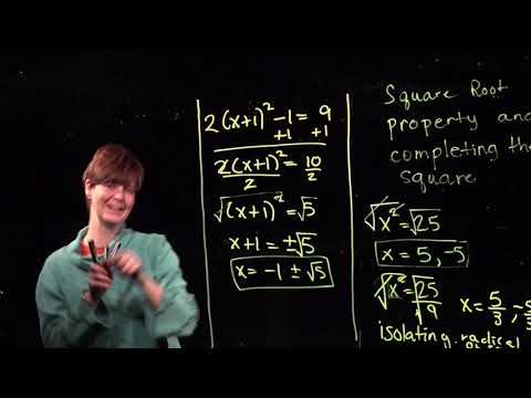 Square Root Property (aka Even Root Property) | Intermediate Algebra